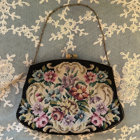 Bags | Antique Austrian Petit Point Purse | Poshmark